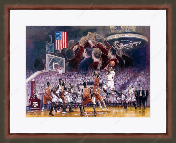 Aggie Men's Basketball: The Shot - Benjamin Knox Gallery